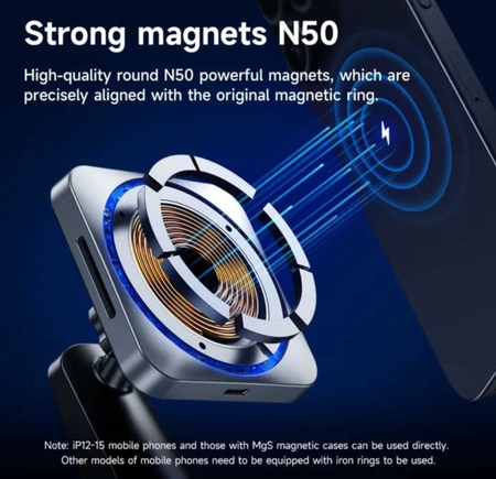 Hoco HW15 Speed Магнитный Авто Держатель\\nMagSafe 15W для iPhone 12до16