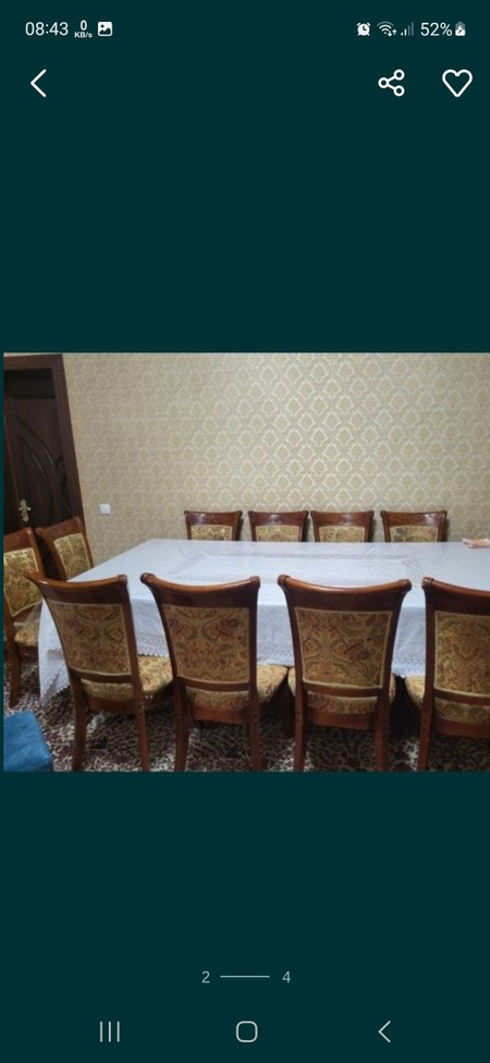 Стол и стулья бухара