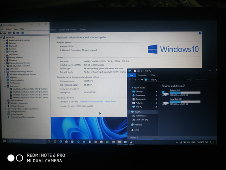 Acer notebook holati yaxshi