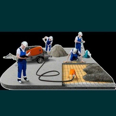 Полусухая стяшка и пол сухой стяжка