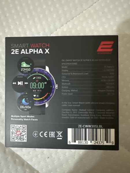 Продам смарт-часы. SMART WATCH 2E ALPHA X новые