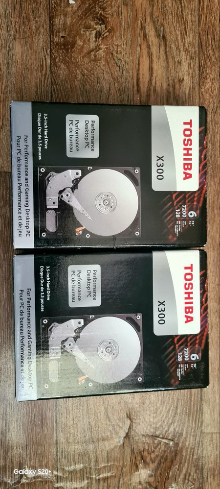 HDD Toshiba 6Tb новый 2шт