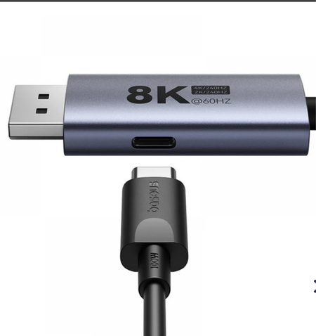 Переходник адаптер Baseus typc to Displayport 8k 100W