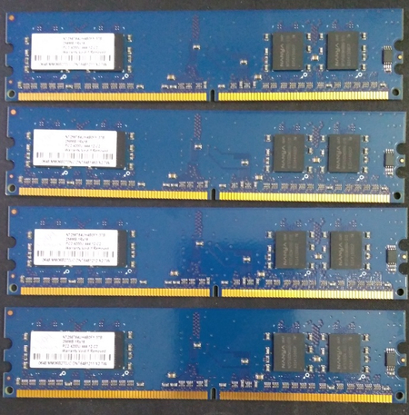оперативная память DDR 256 МВ 4 штуки