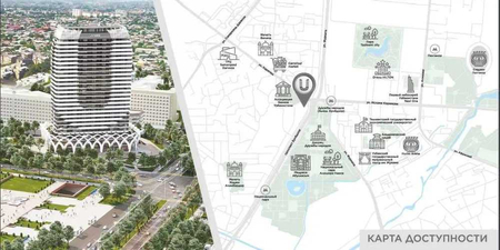 ;U Tower от NRG премиум класса 1ком Tashkent city м Дружба народов