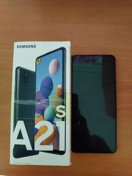 Чёрный Samsung A21 S,  договорный