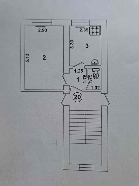 Продам квартиру , Чиланзар 2 квартал 1/3/4