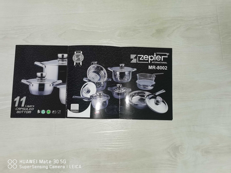 Срочно Набор посуды из нержавеющей стали Zepter MR-8002