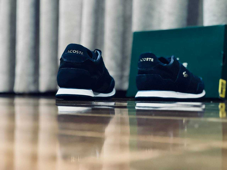 Lacoste мужские кожаные кроссовки