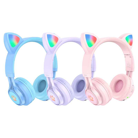 Borofone  BO18 Cat ear | Hoco. W39 Cat ear наушники