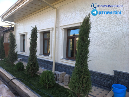 Fasad Травертин Самарканд Travertin Samarqand
