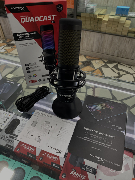 Hyper X quadcast s microphone как новые для стрима микрафон хайпер Х