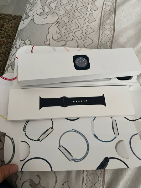 Apple Watch series 8 45MM Midnight Aluminum Case  ёмкость 100%