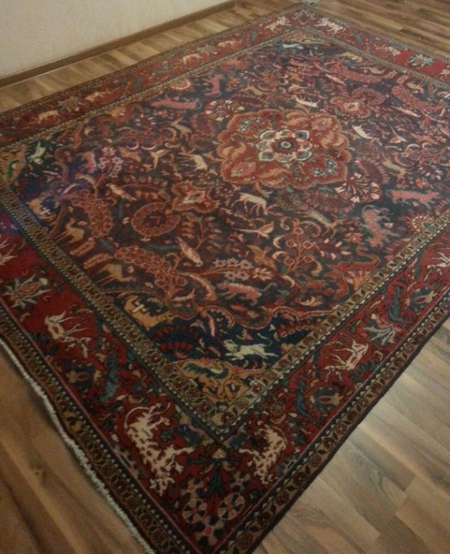 Антикварный, Персидский ручной ковёр, 1930-40гг. Дерево Жизни