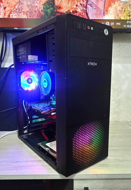 Мощный игровой компьютер (кейс) Core i7,  12Gb, 1tb, RX580