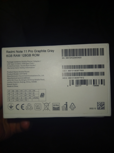Redmi Note 11 Pro  128GB