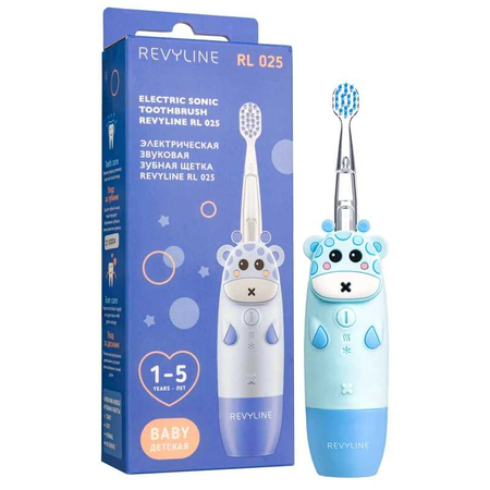 Электрическая звуковая зубная щётка Revyline RL 025 Baby,