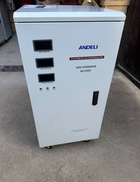 Стабилизаторы напряжения Andeli stablizator 30.000
Модель
SVC-30000VA-