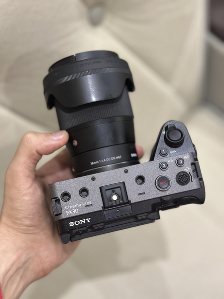 Sony Fx30 , sigma 16mm F1.4