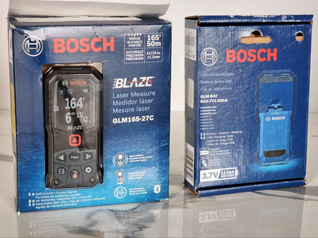 Лазерная рулетка дальномер BOSCH GLM165-27C