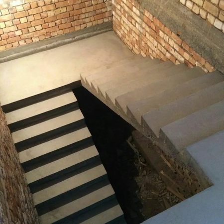 Бетон лестница зина