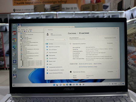 Asus limited edition core i3 full komplektda 4 kun ishlagan vaqti
