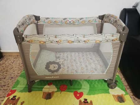 Манеж кровать 3 в 1 baby zoo