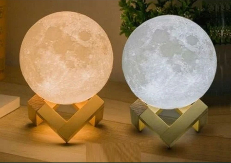 Светильник-ночник 3d  Moon Lamp - настольная лампа Большой 20 см