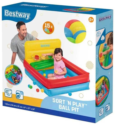 Детский сухой бассейн Bestway 52546, 104х61 см