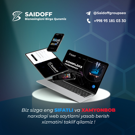 CRM, Web-sayt, Telegram bot, Brandbook, Logobook, Guidebook tayyorlash