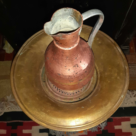 Старинный медный казанчик на 5 литров (1350гр)
