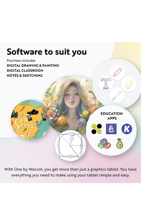 Графический планшет One by WACOM small.
