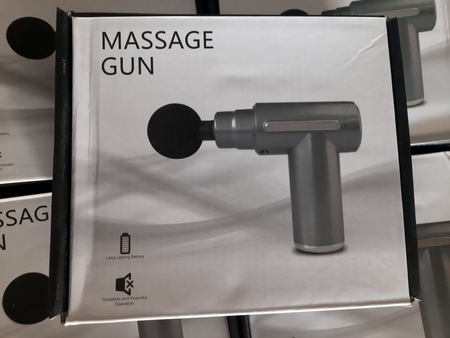БЕПУЛ Доставка, Массажный-пистолет для тела Massage Gun, с 4 насадками