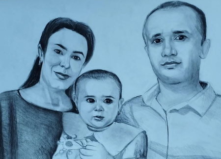 Rassomchilik xizmati. Portret,devorga rasm chizish. Kartina