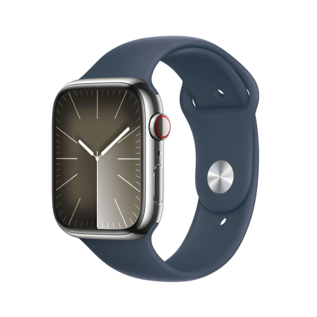 Apple Watch Series 9, 45 мм, серебристый – отличное состояние!