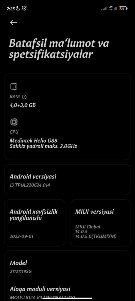 Redmi 10 2022 yangi