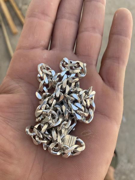 Продам серебро чепочка 70 гр AcpL Cuban Link