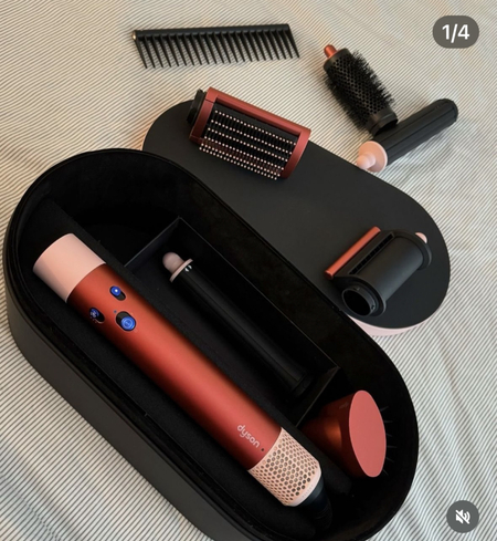 Мультистайлер фен Dyson последний выпуск Strawberry Bronze/ Blush Pink