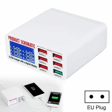 Usb Fast Charger 6 Port 3.0