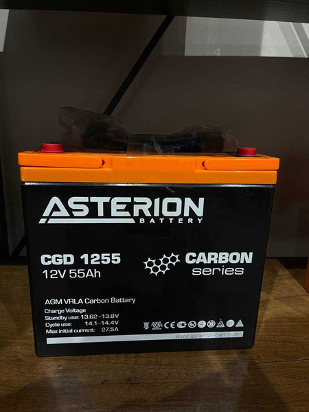 АКБ Asterion CGD 12-33/55/100  Гелиевые Серии Карбон
