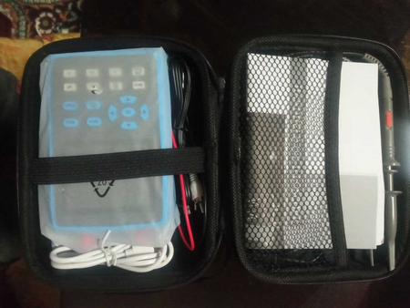 Портативный двухканальный цифровой осциллограф ZEEWEII DSO2512G