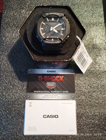 Японские часы Casio G-SHOCK в стальном/полимерном корпусе, оригинал