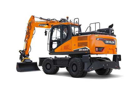Колёсный экскаватор DEVELON DX160W