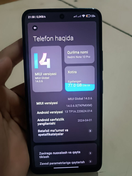 Poco x3 gt redmi note 10 pro