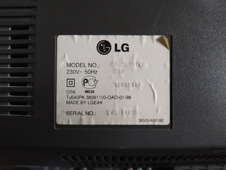 Продается телевизор LG CF21S31KE