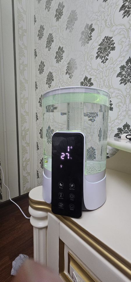 Увлажнитель humidifier, 6 литров, с пультом, посветкой и стерилизаторо