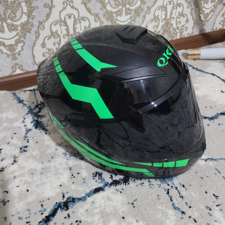 Мотошлем qke black