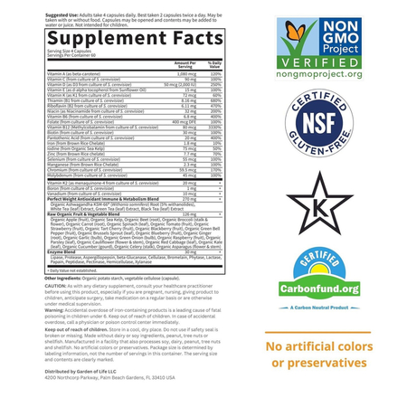 Garden of Life Vitamin Code Perfect Weight
