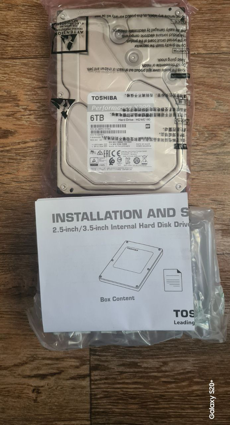 HDD Toshiba 6Tb новый 2шт