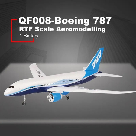 Радиуправляемый самолет/ авиалайнер BOEING 787-900 QF-008